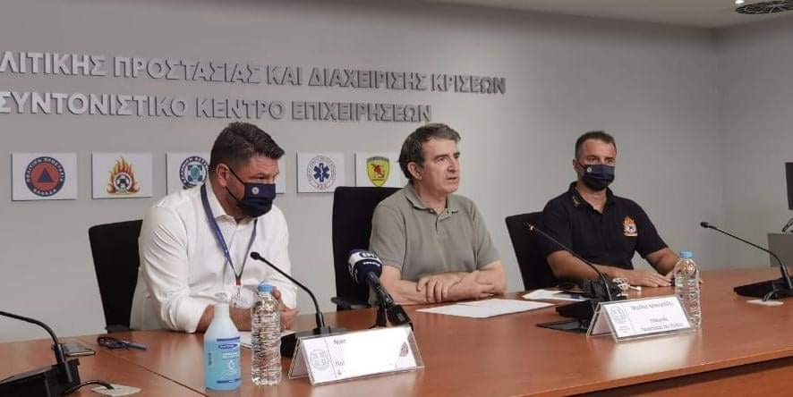 Έκτακτη ενημέρωση για την πυρκαγιά σε Σταμάτα, Ροδόπολη, και Διόνυσο ...